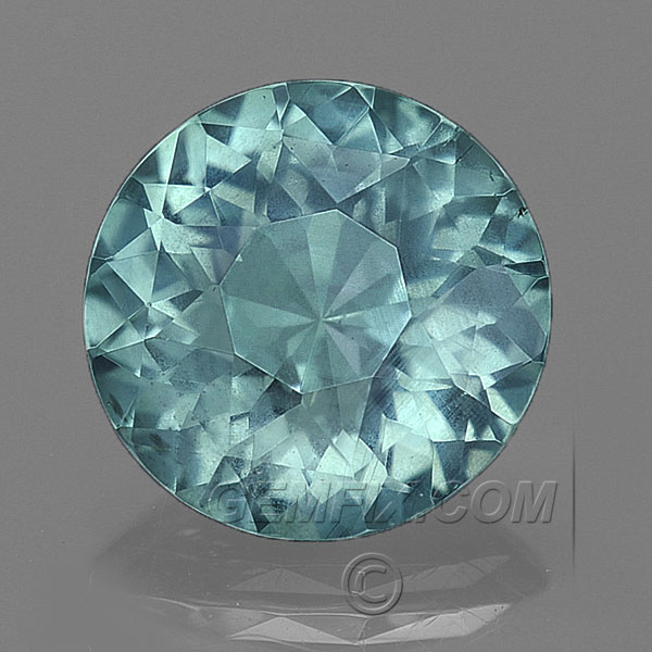 Unheated Greenish Aqua Blue Montana Sapphire "Roulette" Cut | 1.60cts ...