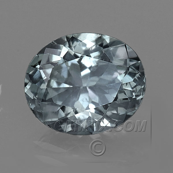 Gray Montana Sapphire Oval Portuguese Cut | 1.00cts | #12-2531 - Gemfix